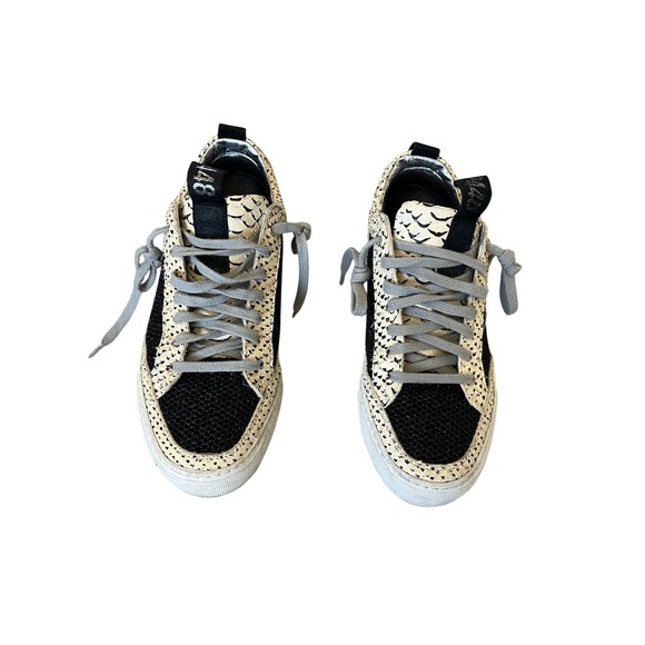 P448 | Shoes | P448 Womens Soho Crackled Snake And Sparkle Lace Up ...